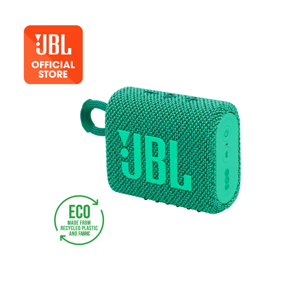JBL GO 3 ECO Ultra-portable Waterproof Speaker | Shopee Malaysia