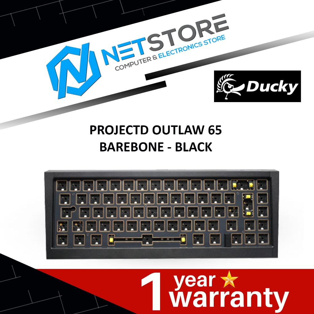 DUCKY PROJECTD OUTLAW 65 BAREBONE - BLACK - PKOU2367AST-ANSI02 | Shopee ...