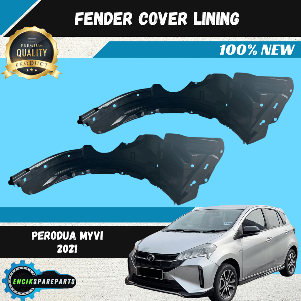 Original Perodua Myvi 2021 Fender Cover Lining Daun pisang 100% New ...