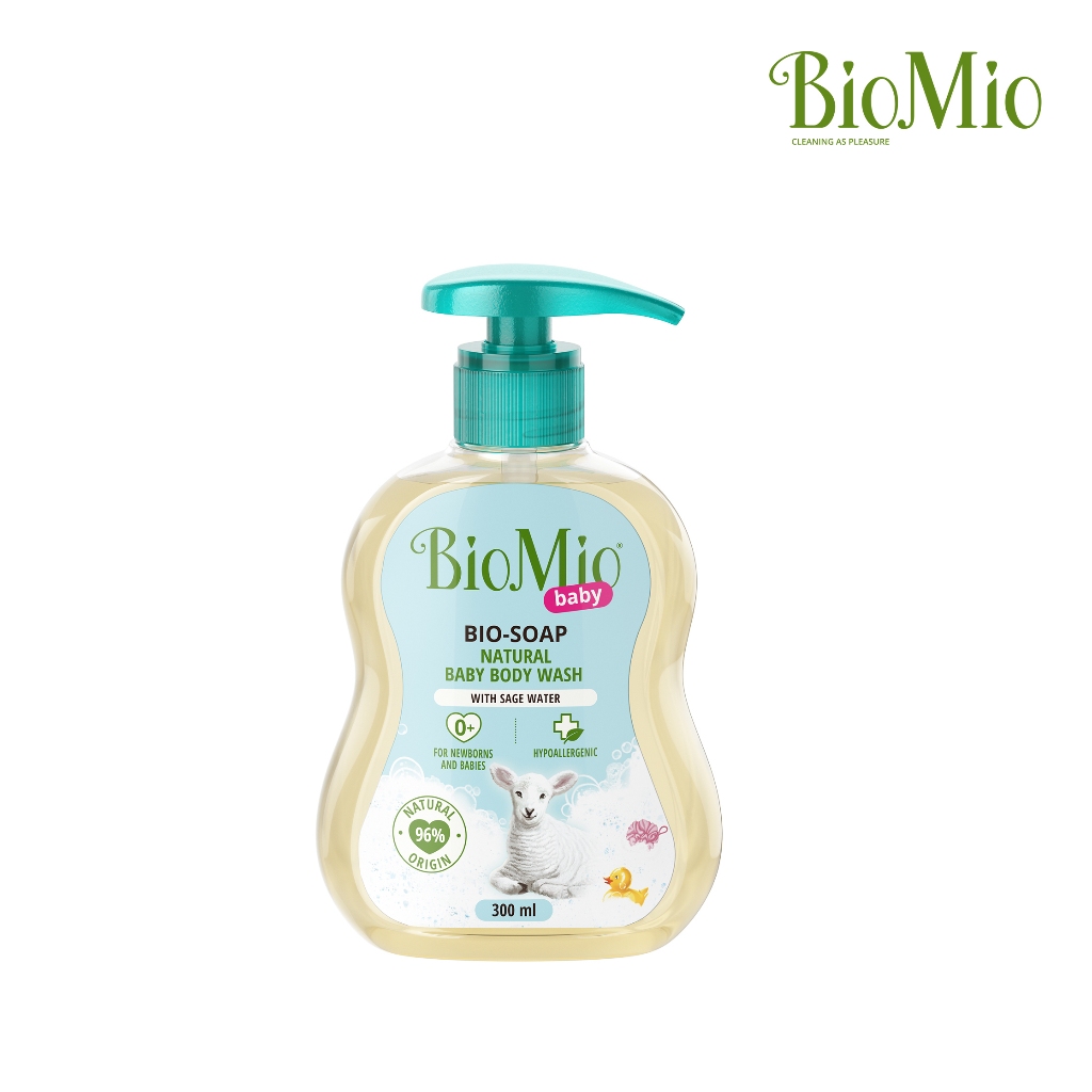 【EXP 10/2025】BioMio BABY. BIO-SOAP Natural Baby Body Wash - With Sage ...