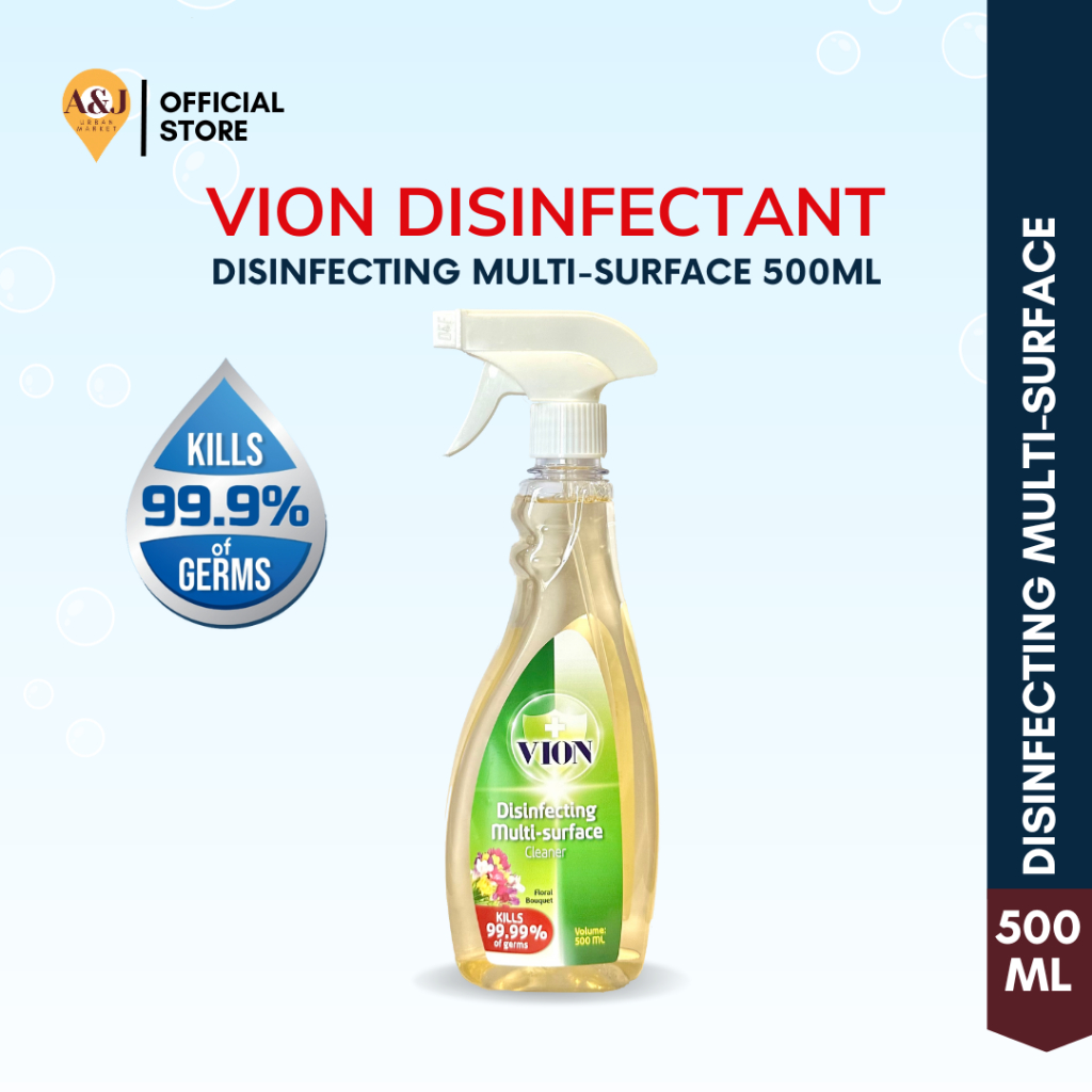VION Disinfectant Spray: Disinfecting Multi-surface Cleaner Floral Scent 500ML | Shopee Malaysia