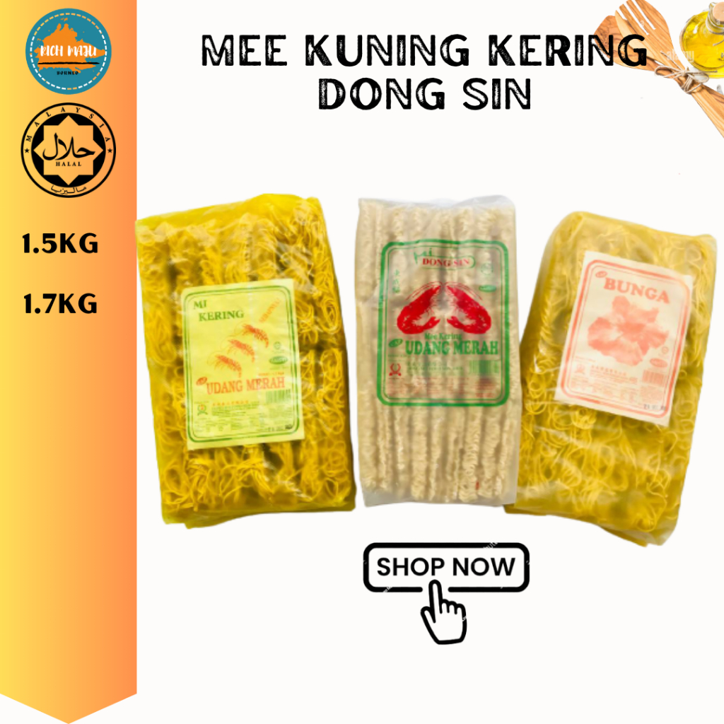 MEE KUNING KERING CAP UDANG MERAH CAP BUNGA DONG SIN DAN KICAP TAWAU ...