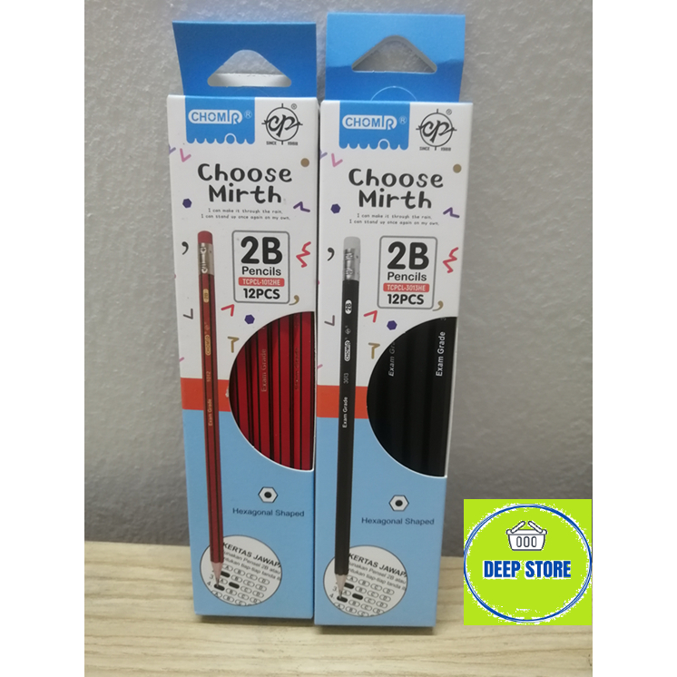 CM EXAM PENCIL 2B (12pcs/Box) | Shopee Malaysia