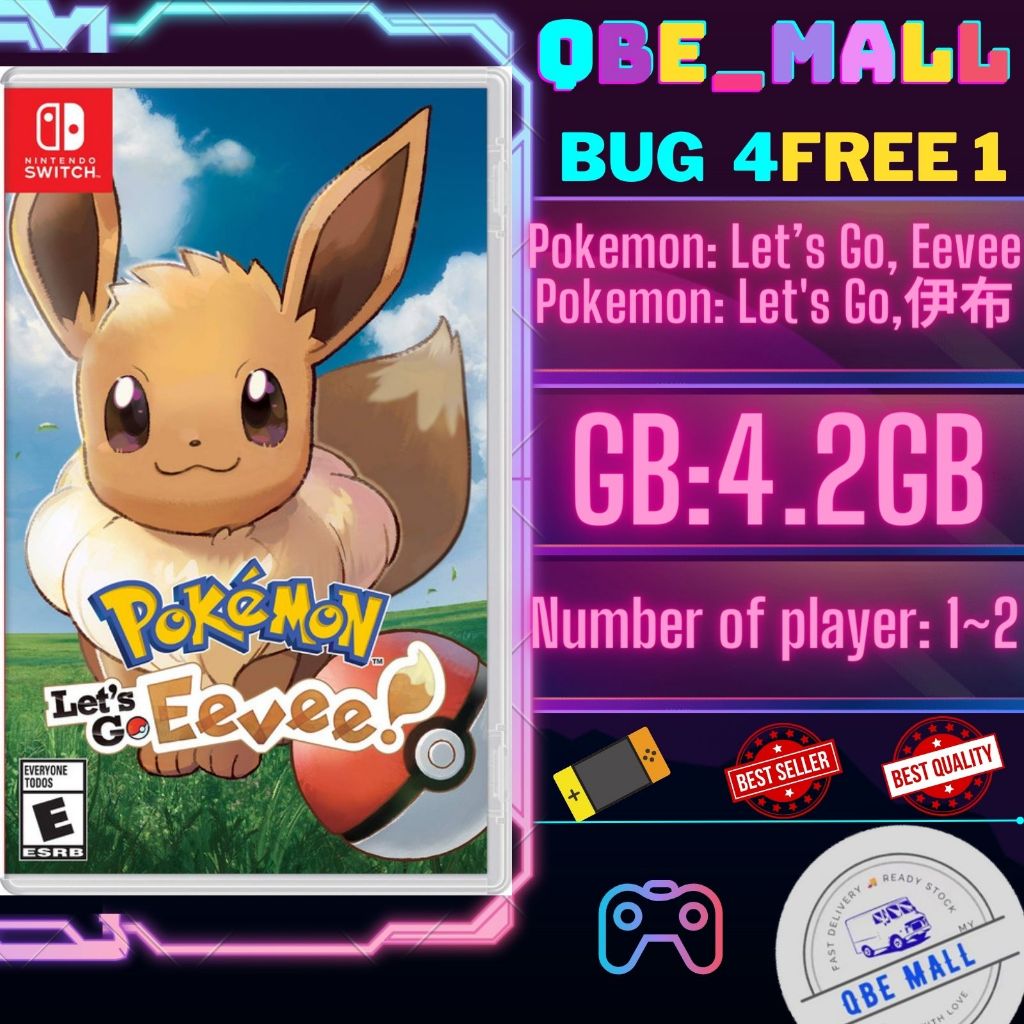 Pokemon: Let’s Go, Eevee Pokemon: Let's Go,伊布 (Nintendo switch) DigitalDownload | Shopee Malaysia