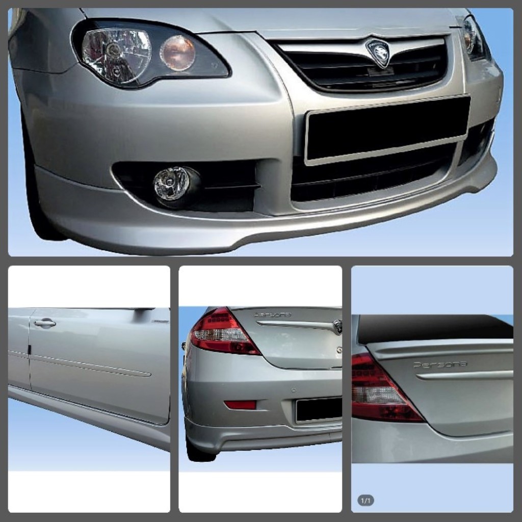 Proton Persona 1st Generation Elegance Skirting Body Kit PU Ready Stock ...