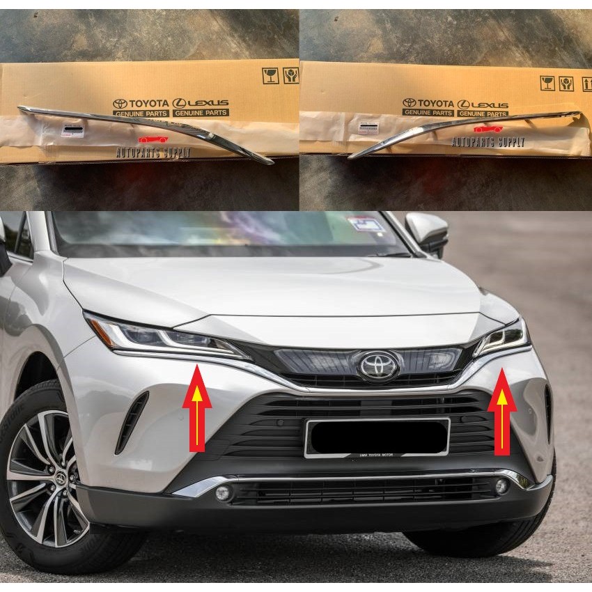 ORIGINAL TOYOTA HARRIER 2020 - 2023 XU80 FRONT GRILLE MOULDING GARNISH ...