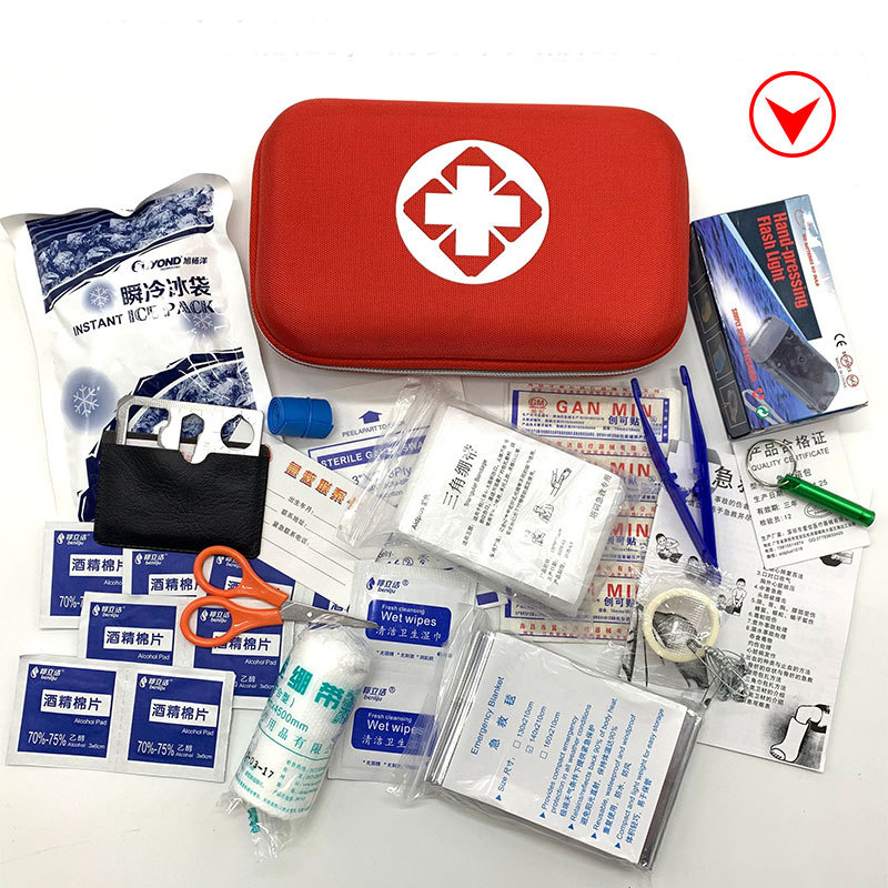 【24H】First Aid Kit Travel Outdoor Survival Kit /hansaplast first aid ...