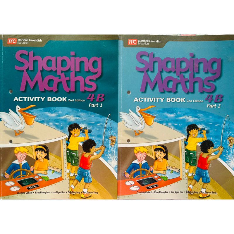 Shaping Maths 4B activity book part 1 & part 2 (2 books) (2E) | Shopee ...