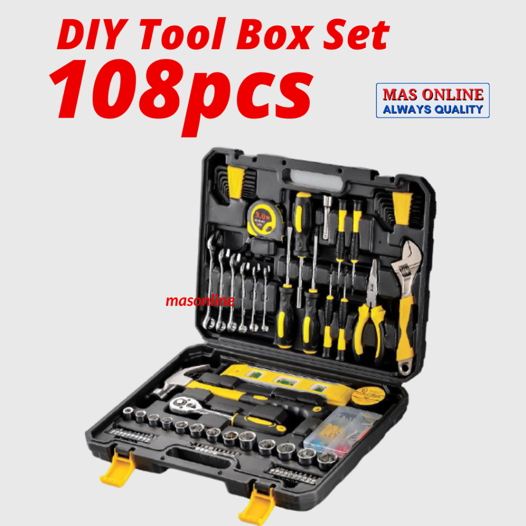 HABO TOOL BOX SET Household Hand Tools Multifunctional DIY tool Box Spanar Set Repairing set ...