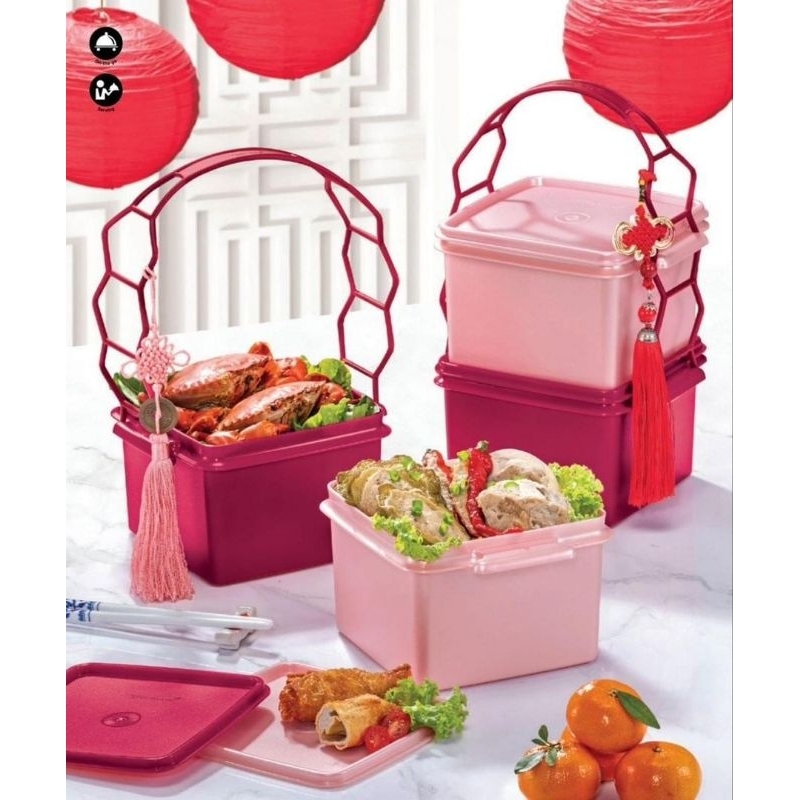 Tupperware-Double Deep With Cariolier 1.7L (2pcs) | Shopee Malaysia