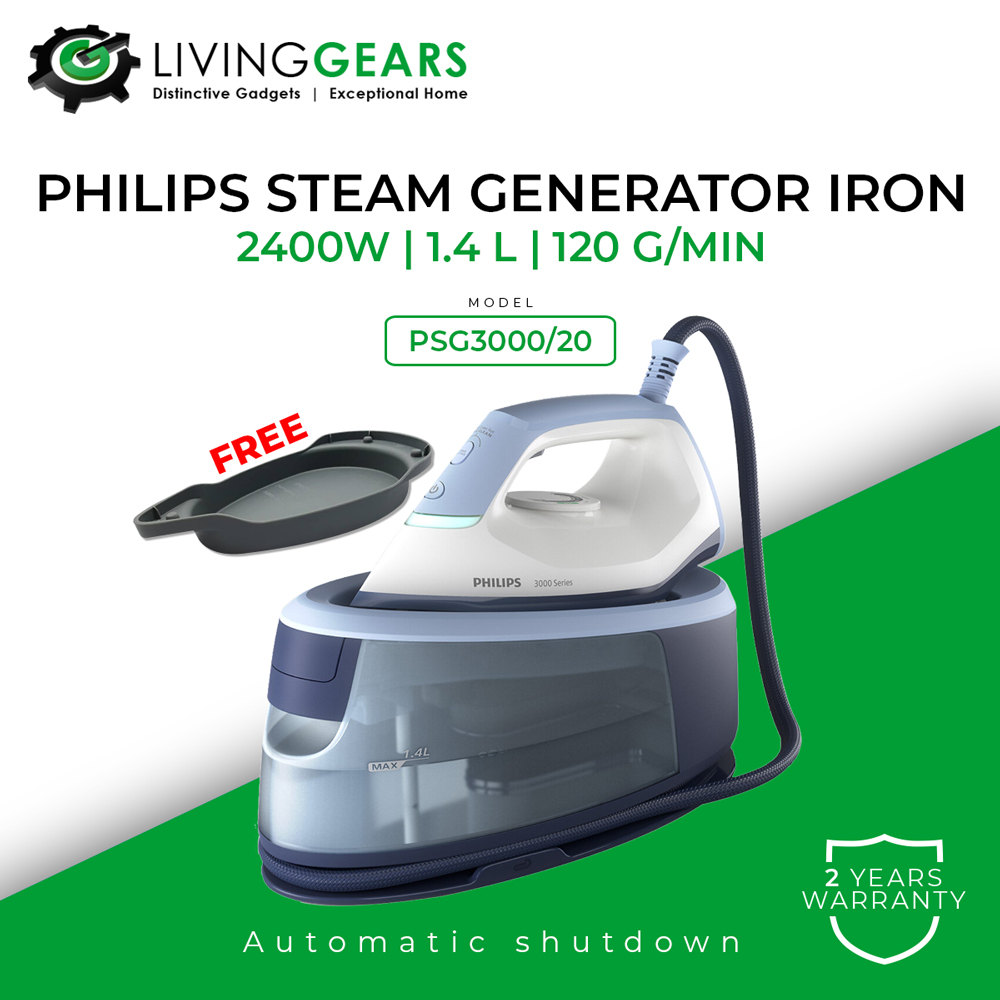 PHILIPS 3000 Series Steam Generator Iron 2400W (PSG3000/20) / PHILIPS ...