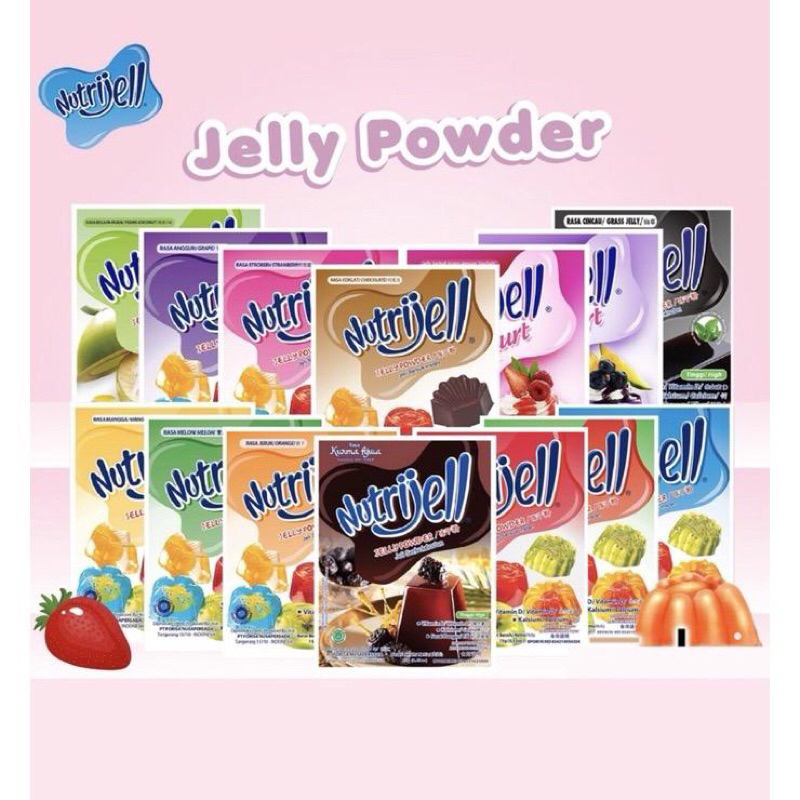 NUTRIJELL JELLY POWDER PUDING 10gr (1 box 12 kotak ) | Shopee Malaysia
