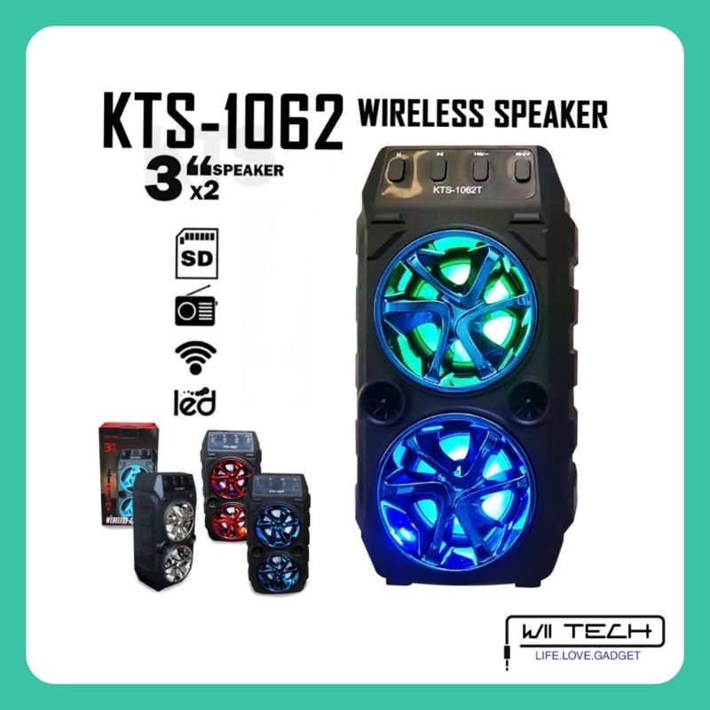 Ready Stock!! KTS-1096 KTS1062 Kts1526 Wireless Portable Bluetooth ...