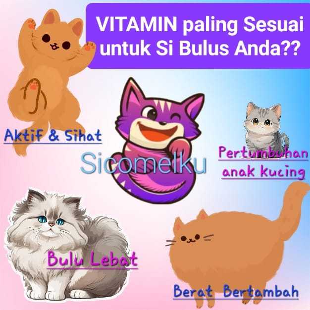 VITAMIN Sirap Kucing Cat Pet Tambah Selera Makan / Tambah Susu / Lebat ...