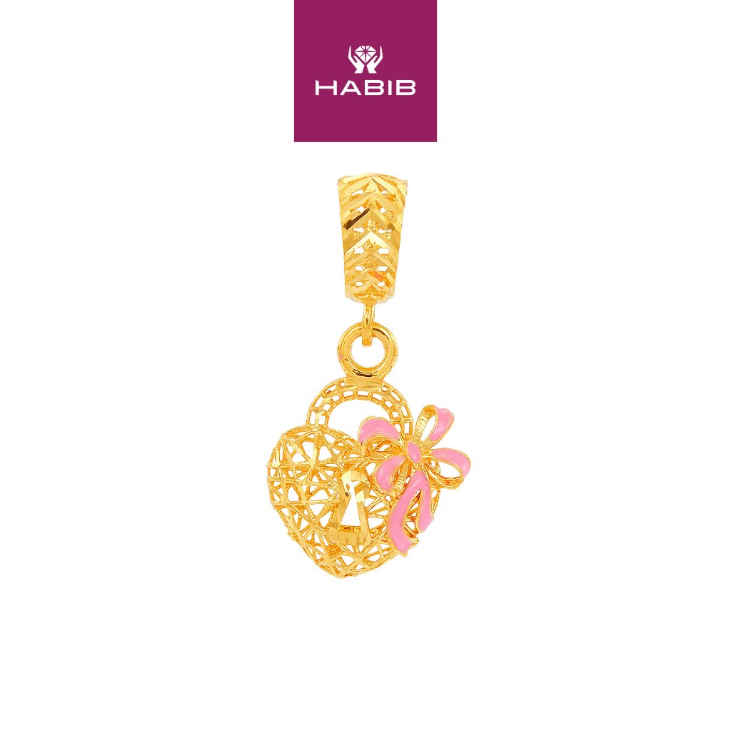 HABIB 916/22K Yellow Gold Charm SGP AT 107A-PK1222 | Shopee Malaysia