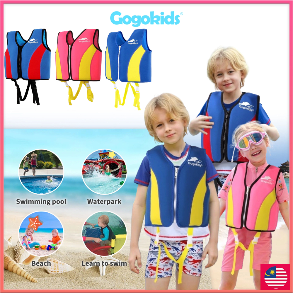 📦 Malaysian stock📦Gogokids Kids Swim Vest Swimming Jacket for Child ...