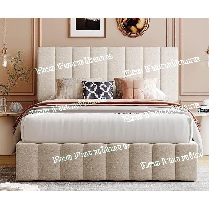 Divan Katil Kain Putih Katil Single Super Single Queen King | Shopee ...