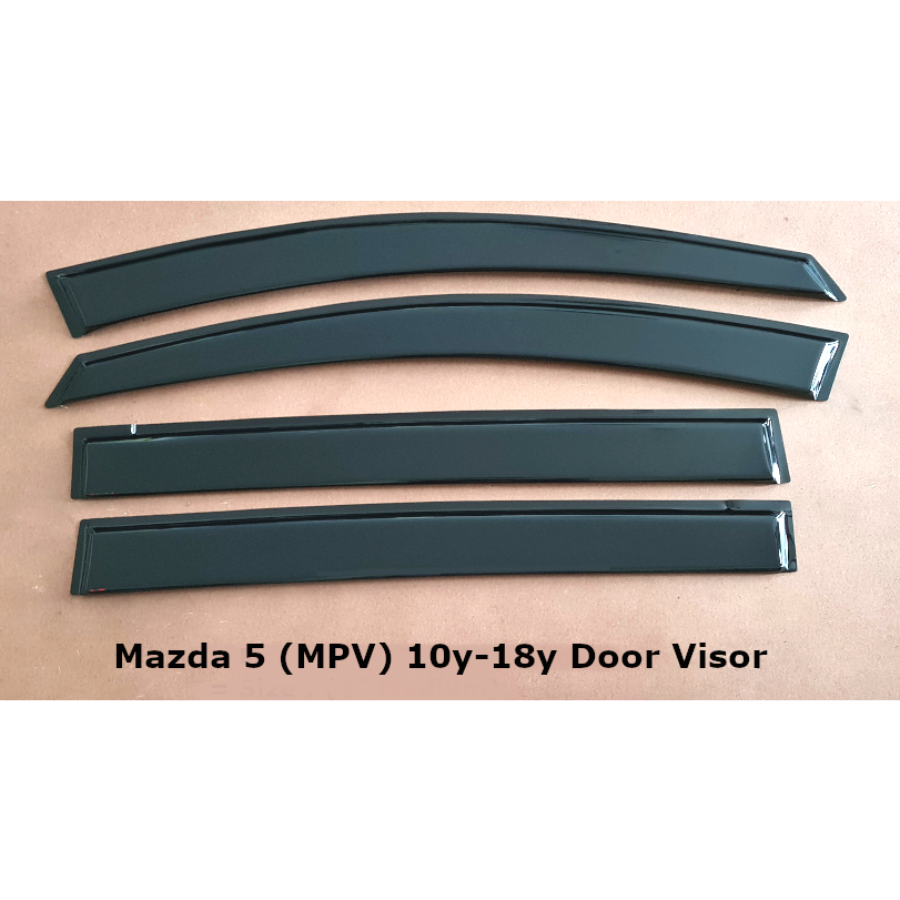 Mazda 5 (MPV) 2010 2011 2012 2013 2014 2015 2016 2017 2018 2019 2020 Door Visor (made in ...