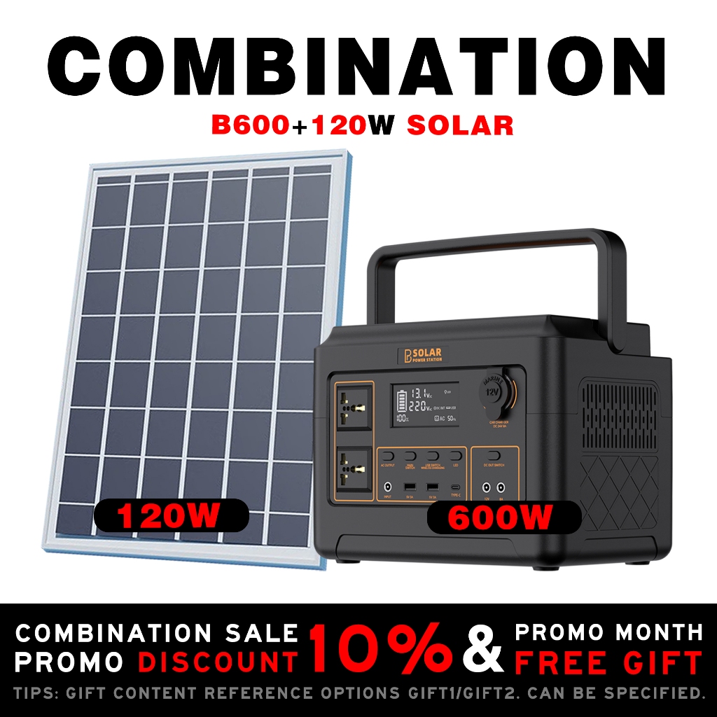 Power Station Solar Portable 220v 150w Original Outdoor Powerbank Solar ...
