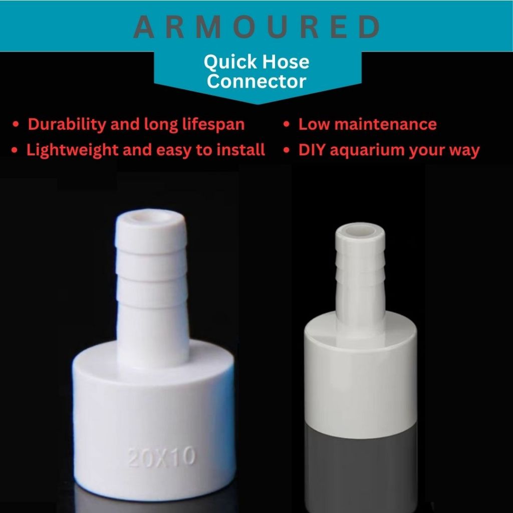 PVC Quick Hose Connector Adaptor Fitting Pipe Joint for DIY Aquarium ...