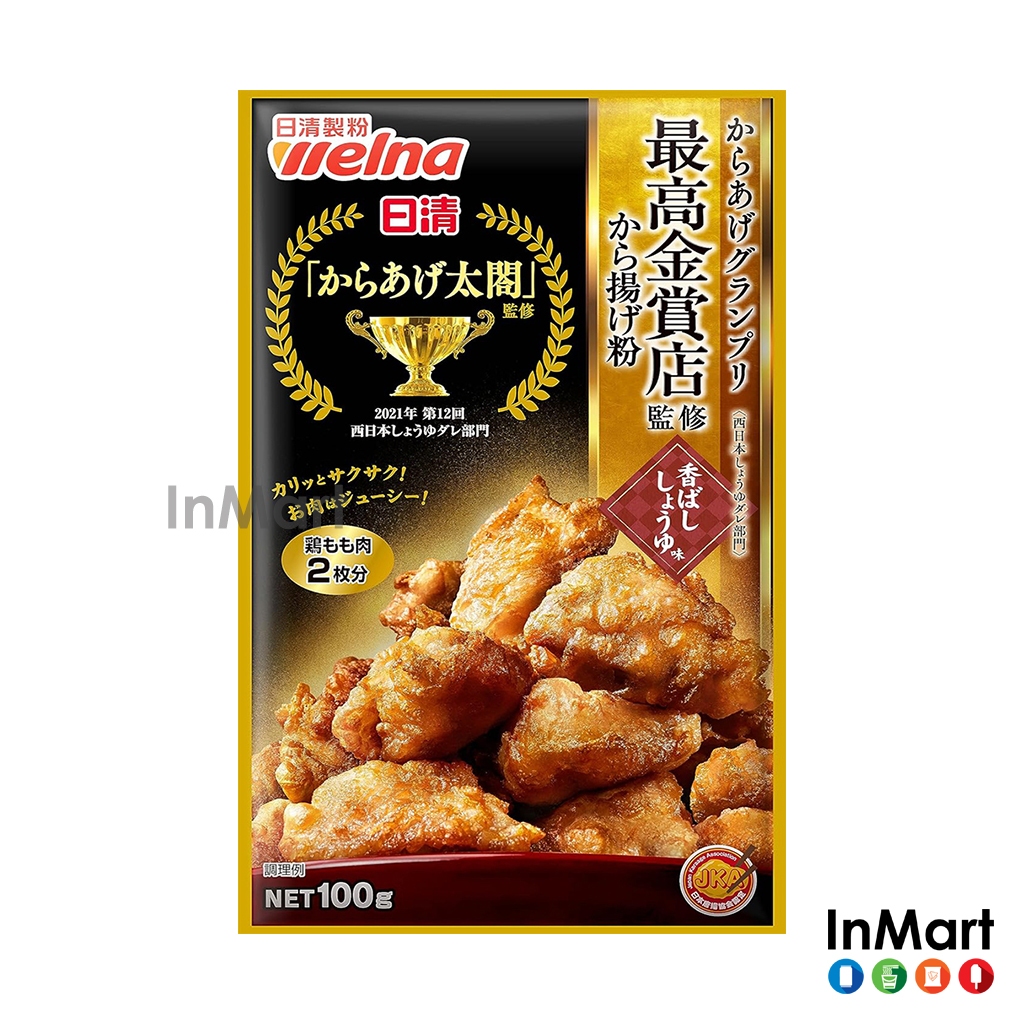 Nisshin Seifu Welna Karaage Fried Chicken Flour Soy Sauce Flavor 100g ...