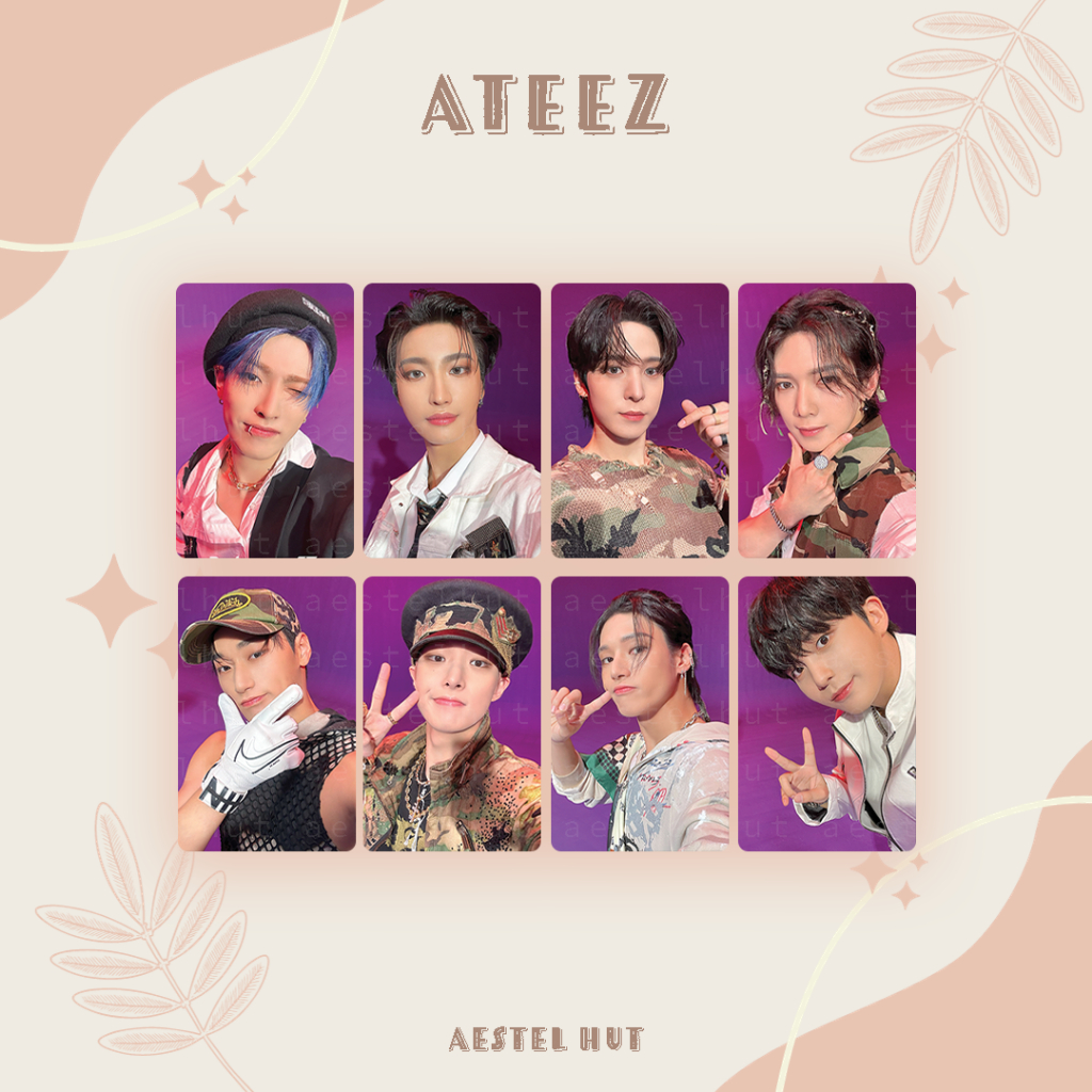 Aestel Hut | ATEEZ - Fanmade Unofficial Photocard (Bouncy #1) | Shopee ...