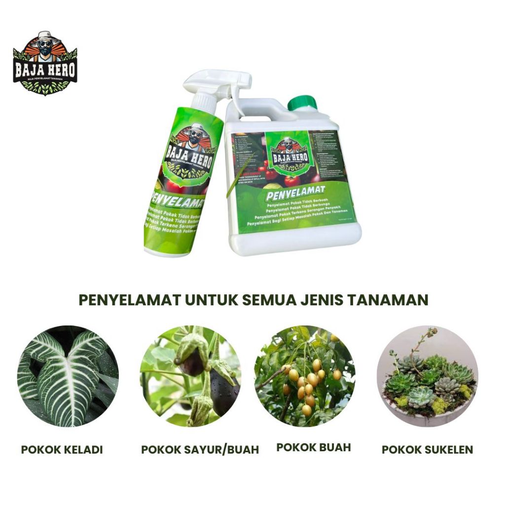 Baja booster super subur pokok bunga sayur booster tanaman paksa buah ...