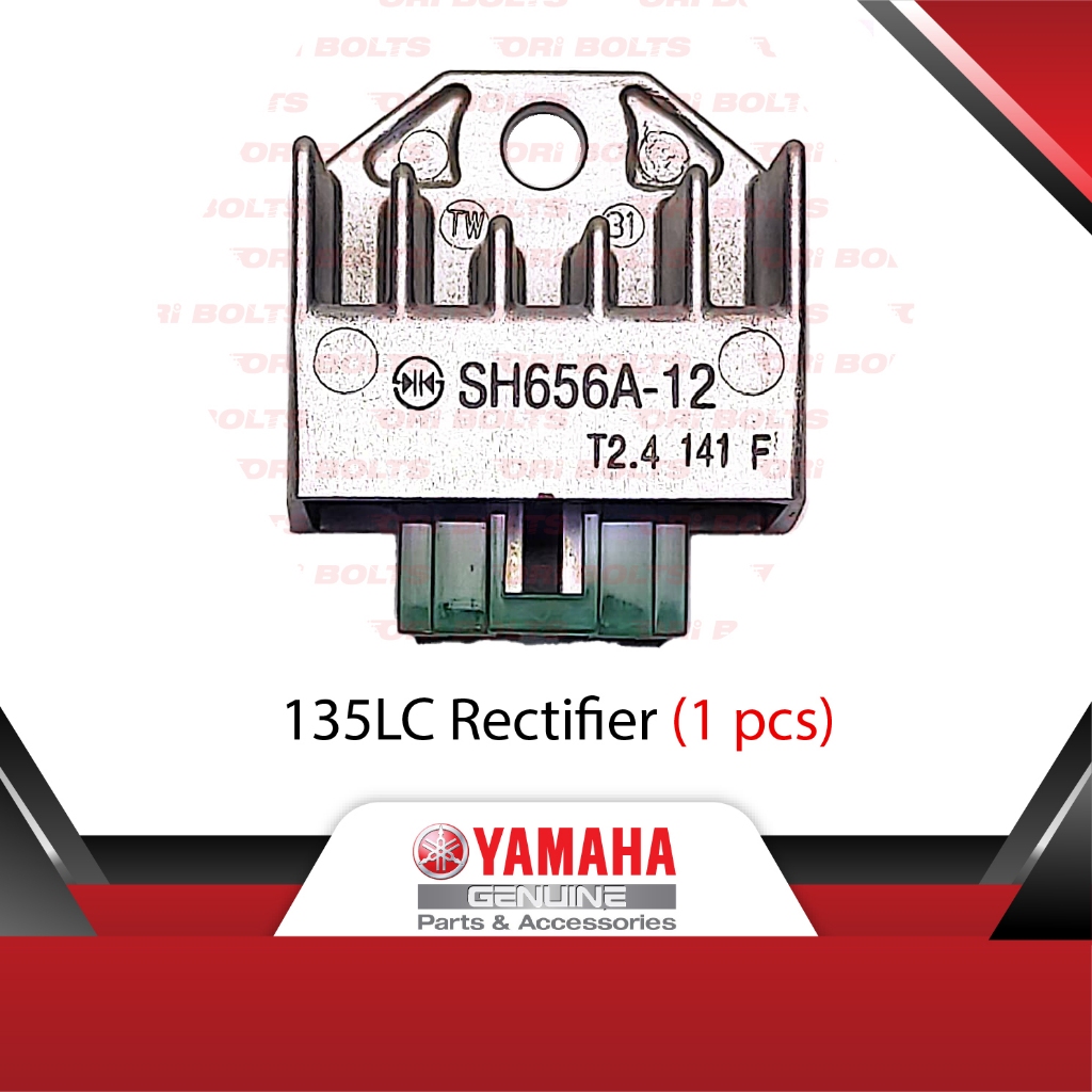 5VW-H1960-01 Yamaha Original 135LC (4208) V1 V2 V3 Rectifier Katab Charge Bateri | Shopee Malaysia