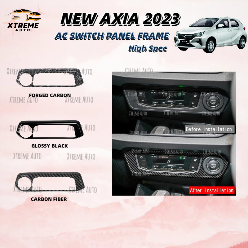 XTREME AUTO new axia 2023 ac switch panel high spec | Shopee Malaysia