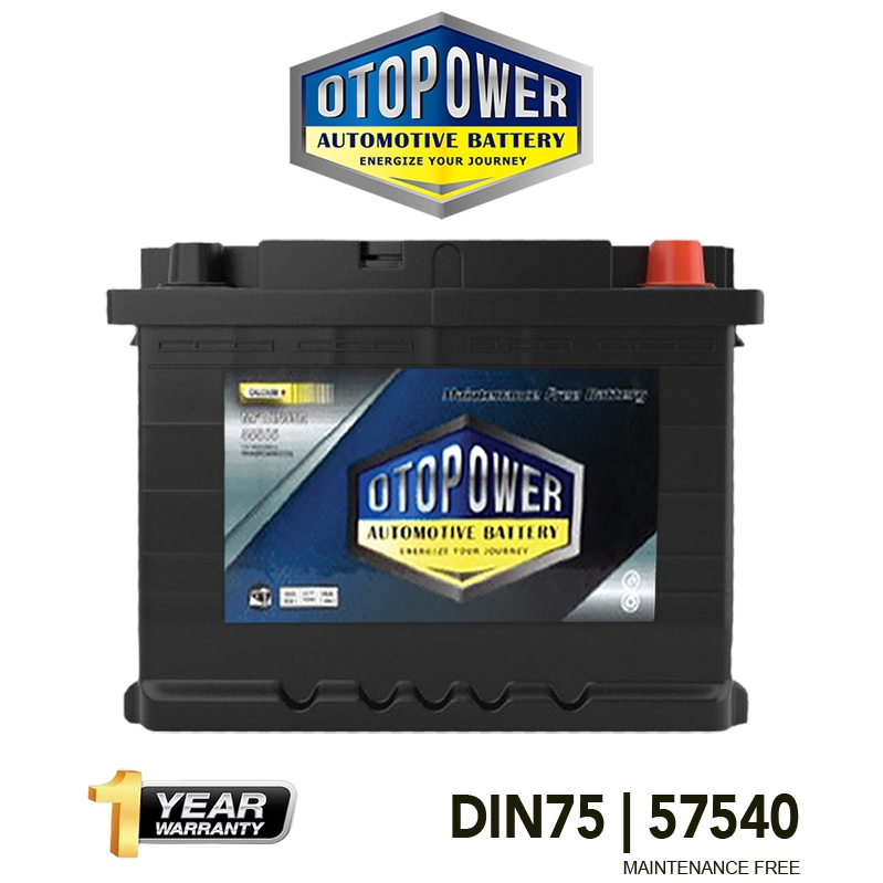Otopower DIN75 57540 Maintenance Free Car Battery Suitable For X70 ...