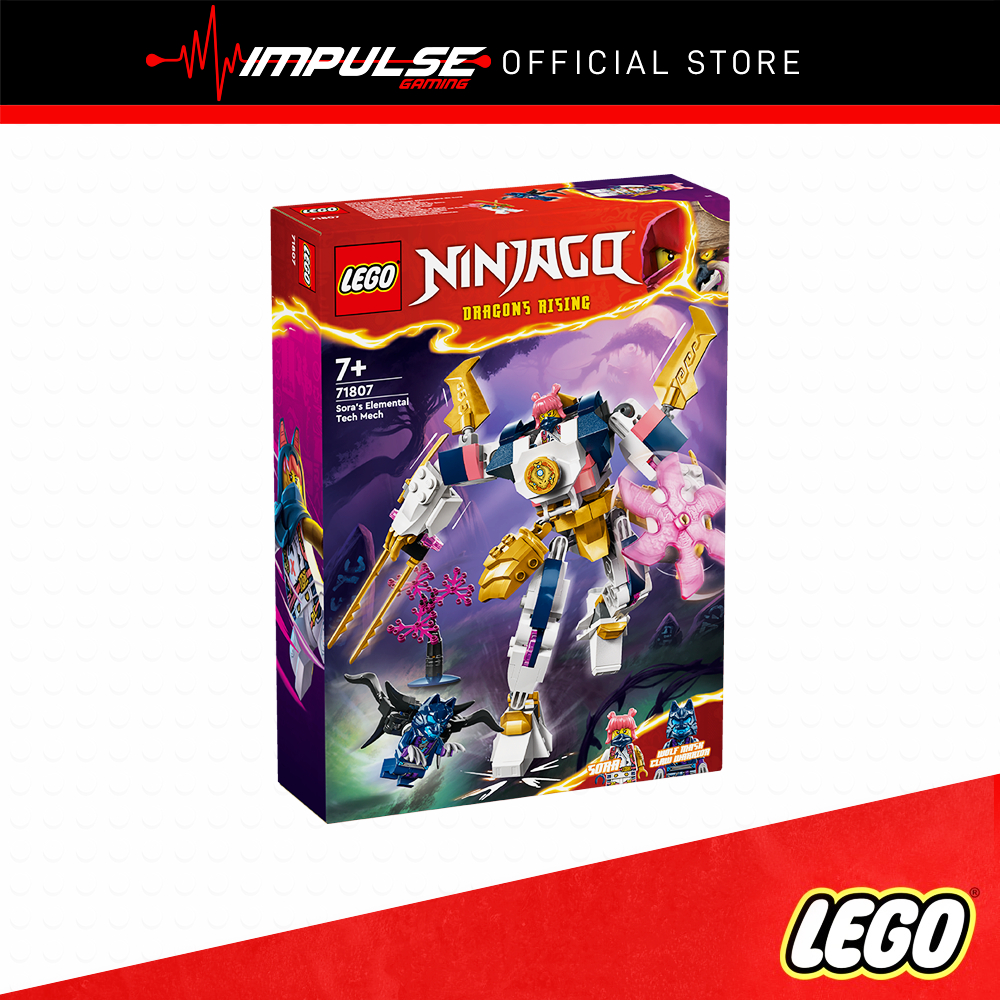 LEGO 71807 Ninjago Sora's Elemental Tech Mech | Shopee Malaysia