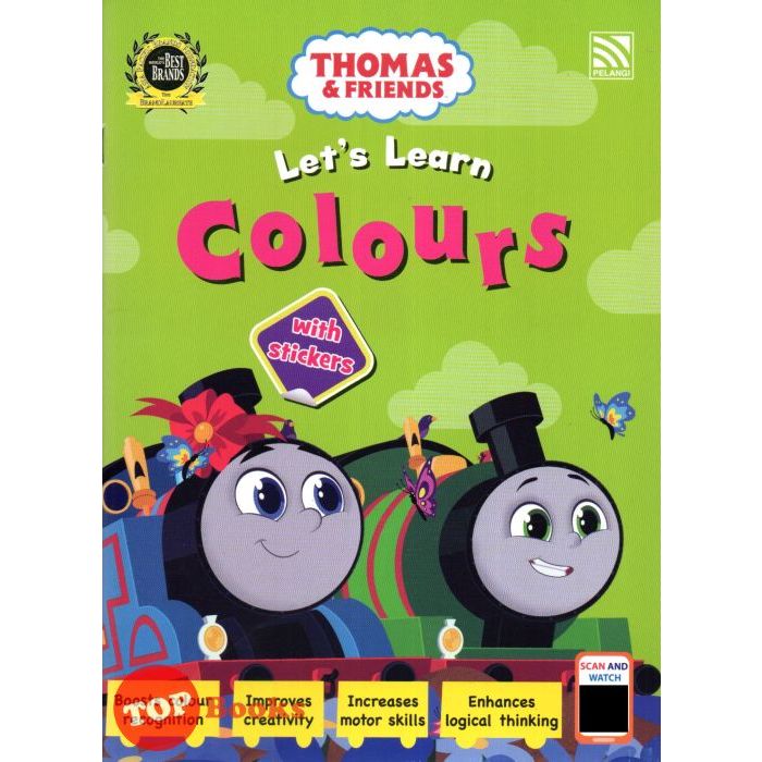 [TOPBOOKS Pelangi Kids] Thomas & Friends Let's Learn Colours With ...