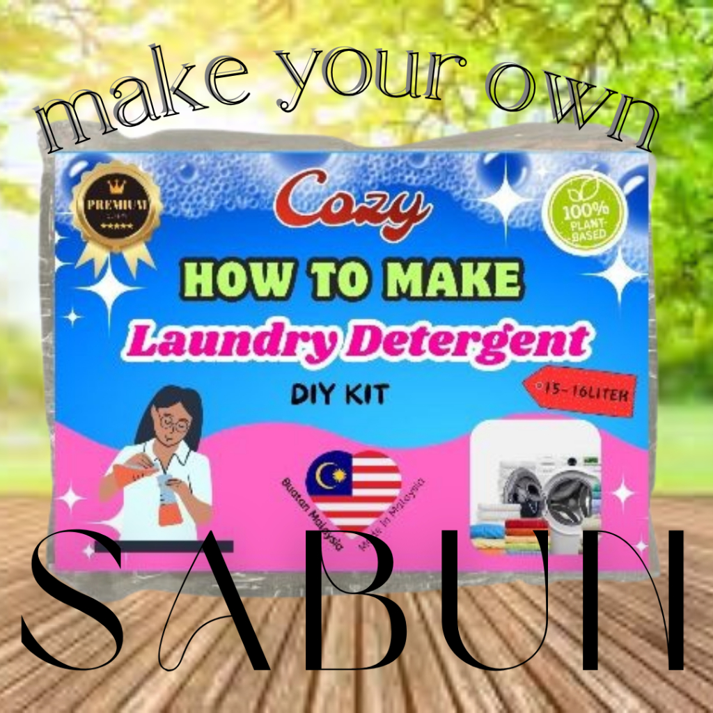 COZY Laundry Liquid DIY KIT (15 - 16Litre) / Sabun Dobi DIY Kit set ...