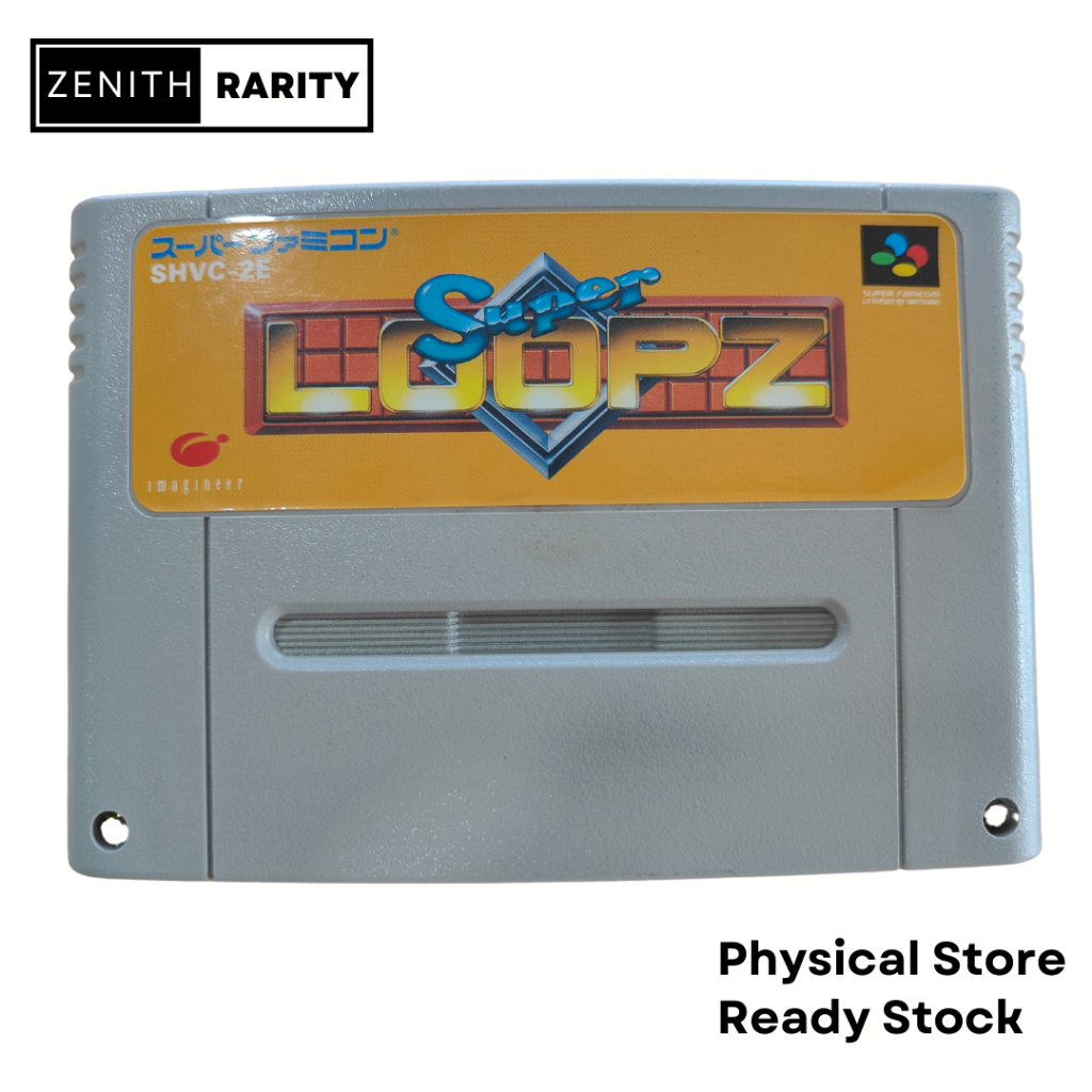 Zenith Rarity Nintendo Super Famicom SFC game Super Loopz | Shopee Malaysia