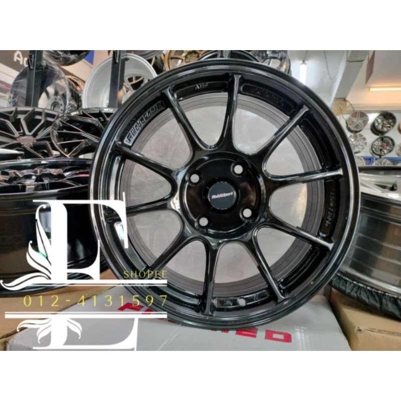 NEW SPORT RIM 16 INCH TC105X RM1100 FLOW FORMING PERSONA IRIZ (KENA BELI 2KALI 1PAY 2BIJI 1BOX ...