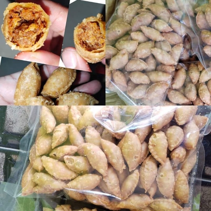 Karipap Mini Inti Serunding Ikan Padat/Karipap Mini Rangup | Shopee ...