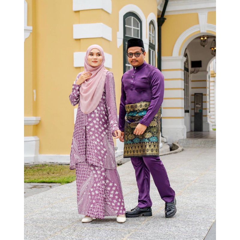 [LUVLA] Baju Kebarung Batik AINA / Batik Crepe Silk / XS-5XL/ Kebarung RAYA 2024 | Shopee Malaysia