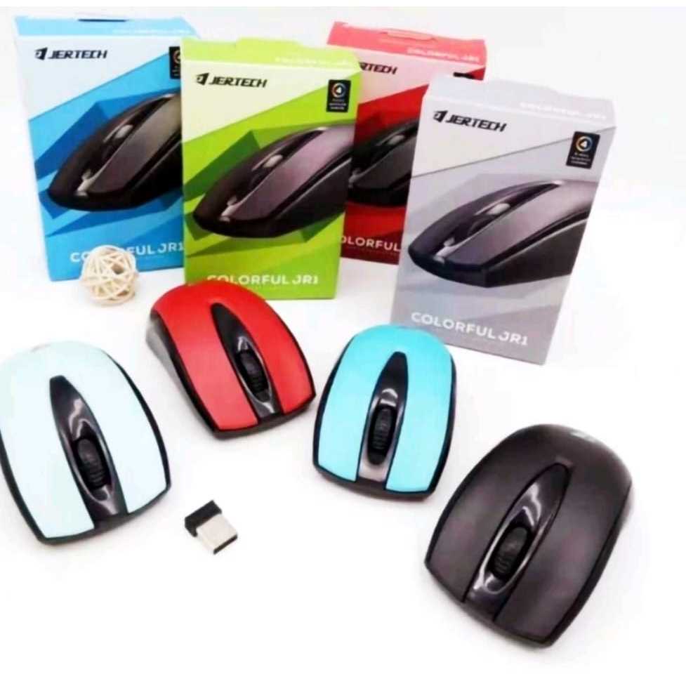 Jertech JR1 Wireless Mouse 2.4Ghz Receiver Office Optical Wireless Mice ...