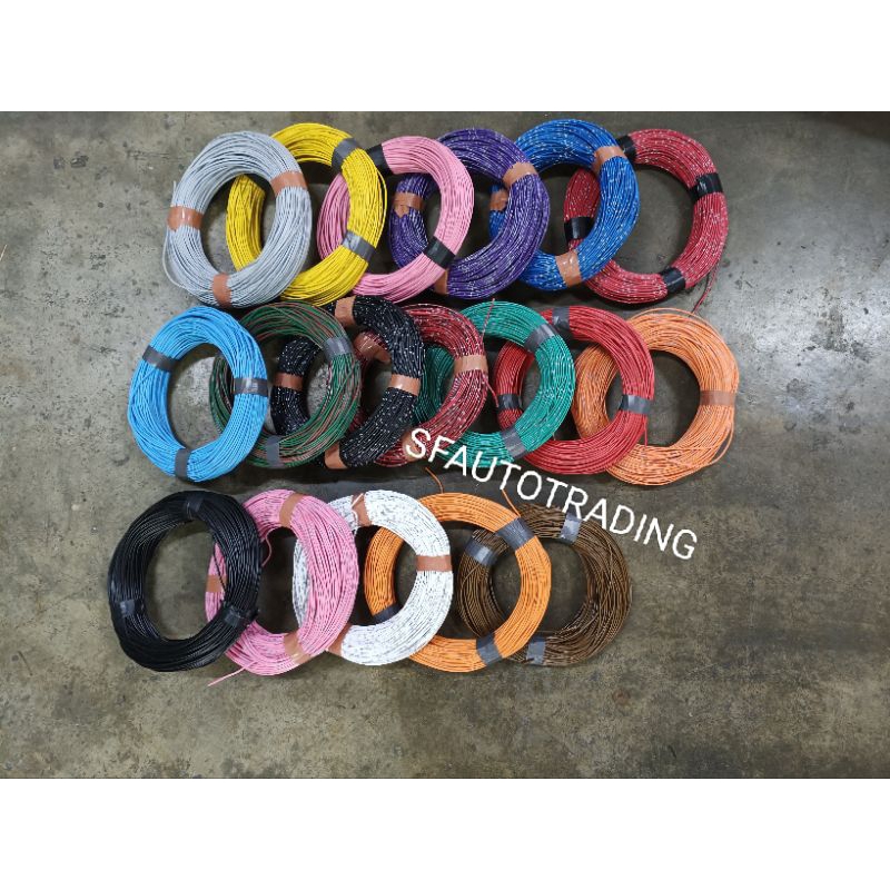 1 Meter 1.25 mm2 16awg Japan Automotive Wires Cable Car Motorcycle ...