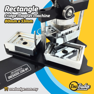 Rectangle Fridge Magnet Machine- 80mm x 53mm | Premium Quality Fridge ...