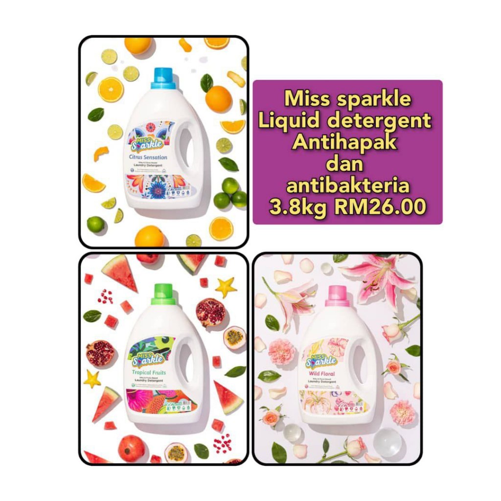 SABUN BASUH BAJU 5 DALAM 1 (MISS SPARKLE) | Shopee Malaysia