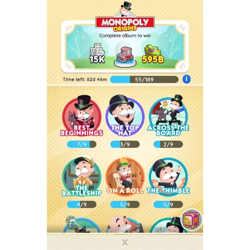 monopoly go 1-3 star⭐ stickers | Shopee Malaysia