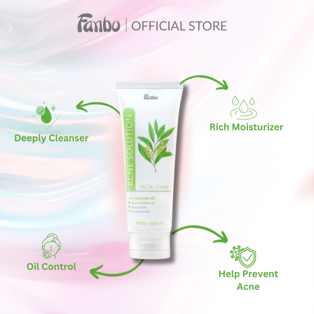 FANBO Acne Solution Facial Foam | Shopee Malaysia