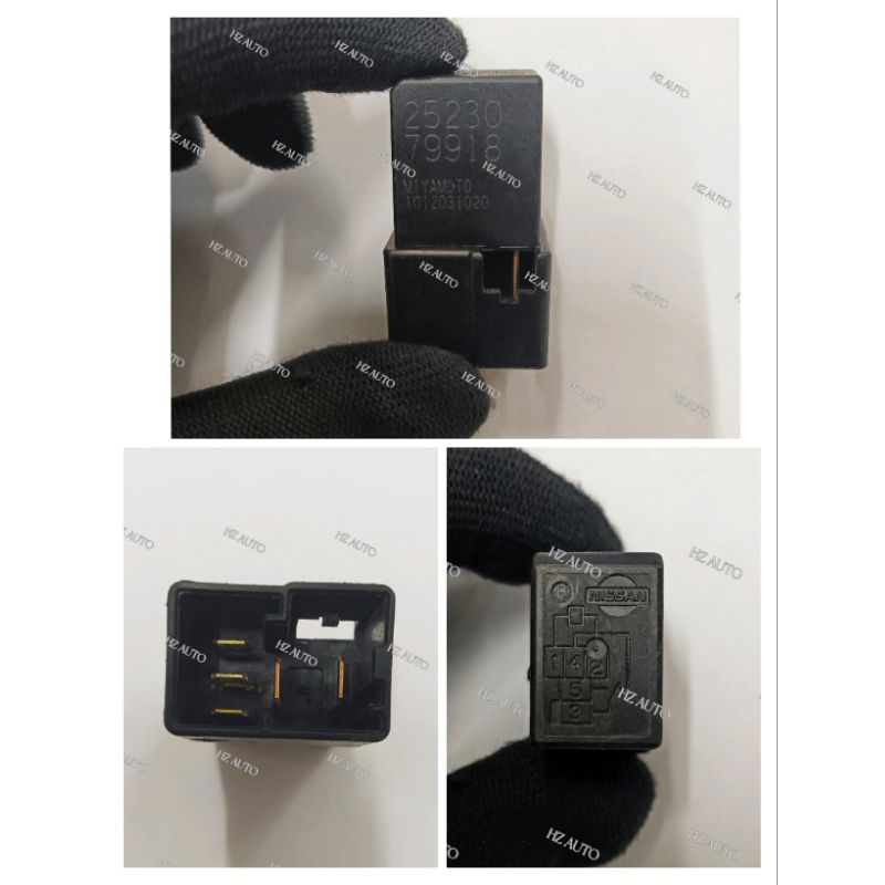 100% ORIGINAL NISSAN 5PIN RELAY 12V 25230-79918 FOR SENTRA N16 XTRAIL ...