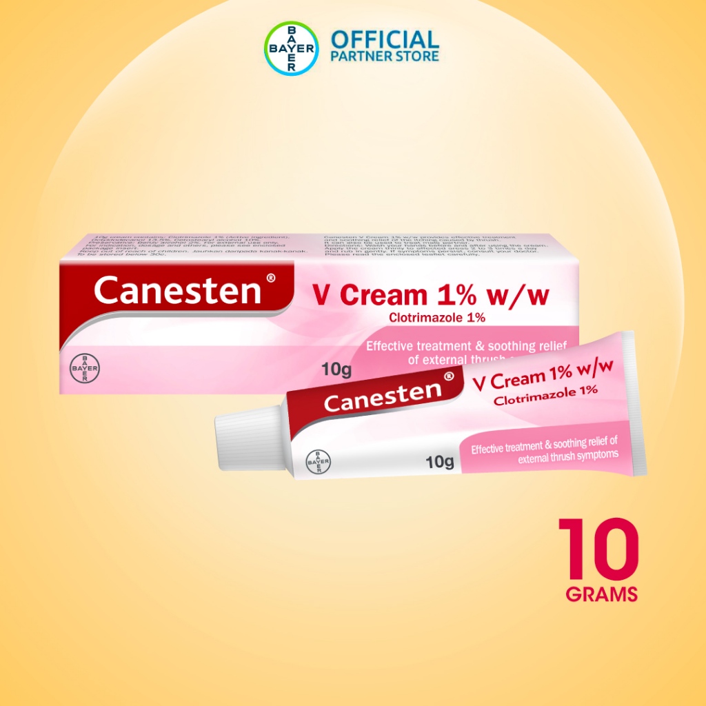 Canesten V Cream 1% For External Thrush Treatment (10g) | Shopee Malaysia