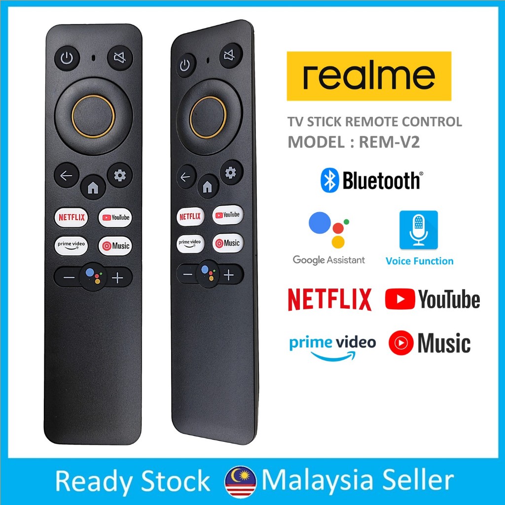 Realme Stick Netflix Youtube Prime Video Music Player Remote Control ...