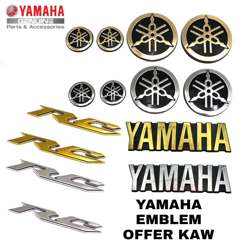 YAMAHA & RC EMBLEM OFFER CLEAR STOCK | Shopee Malaysia