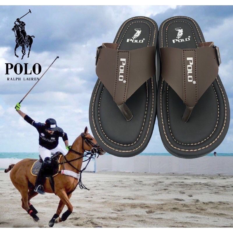 Classic Men Polo Lifestyle Casual Sandal Polo Ralph Lauren/ Selipar ...