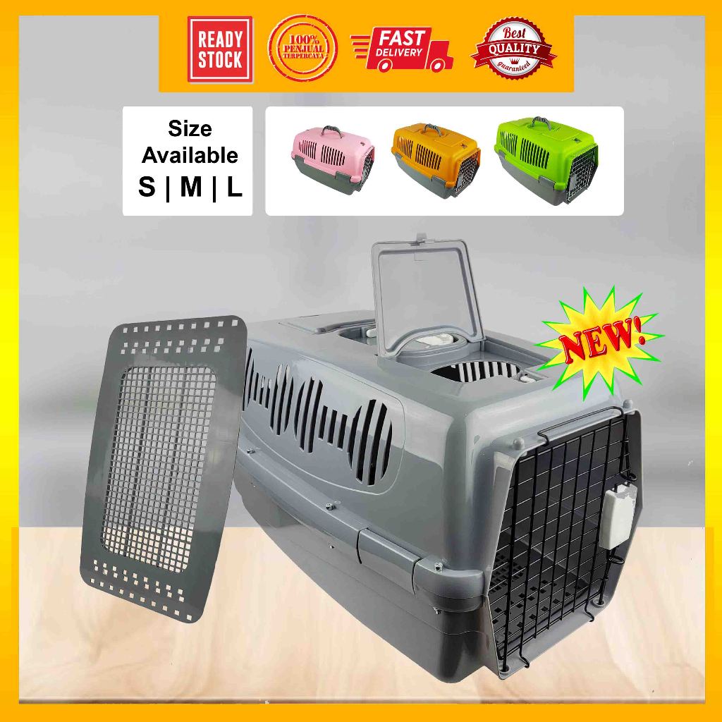 (SIZE : S/M/L) Pet Cat Carrier with Striking Colour / Bekas Beg Kucing ...