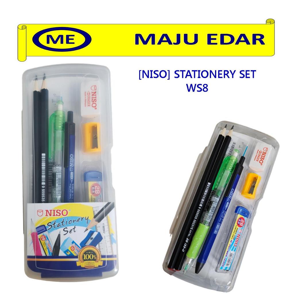 [NISO] STATIONERY SET WS8 / 2B PENCILS SET | Shopee Malaysia
